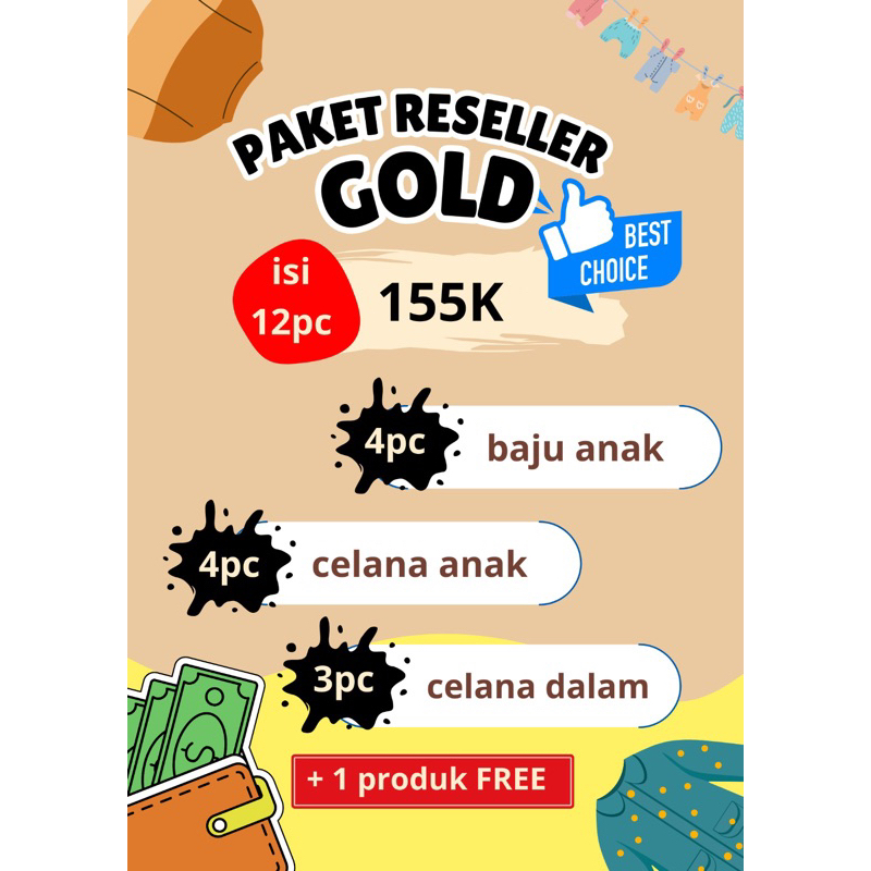 Jual Paket Gold Reseler | Shopee Indonesia