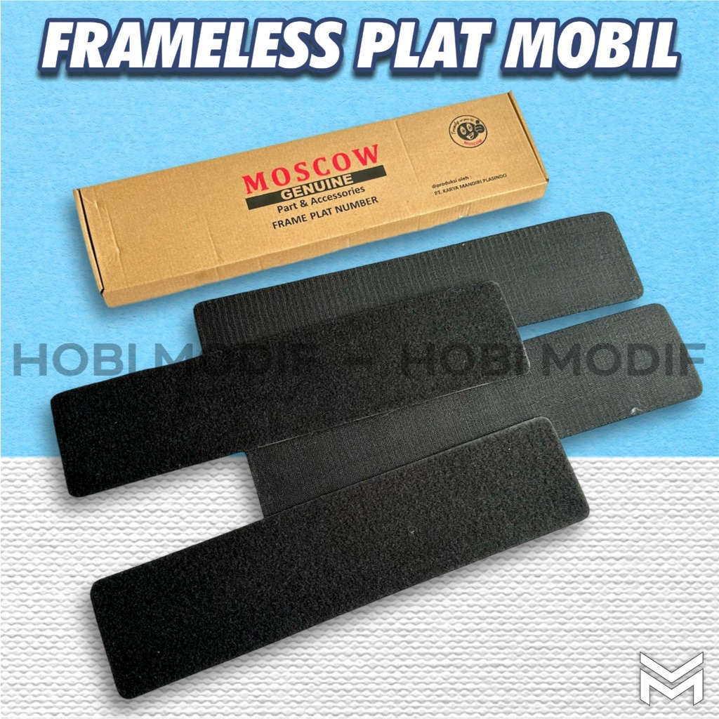 Jual Frameless Dudukan Plat Nomor Mobil sepasang Plug and Play model ...