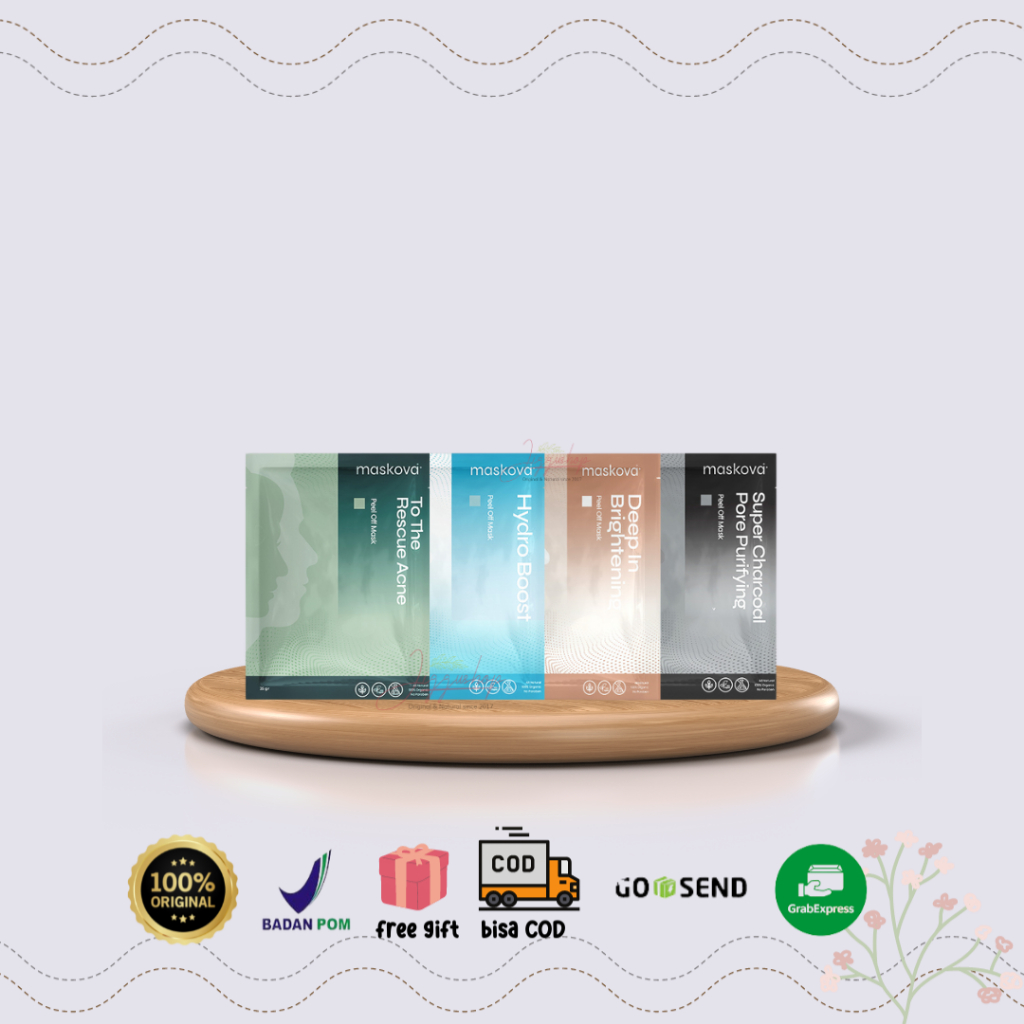Jual MASKOVA Masker Peel Off - Rescue Acne - Hydro Boost - Deep In ...