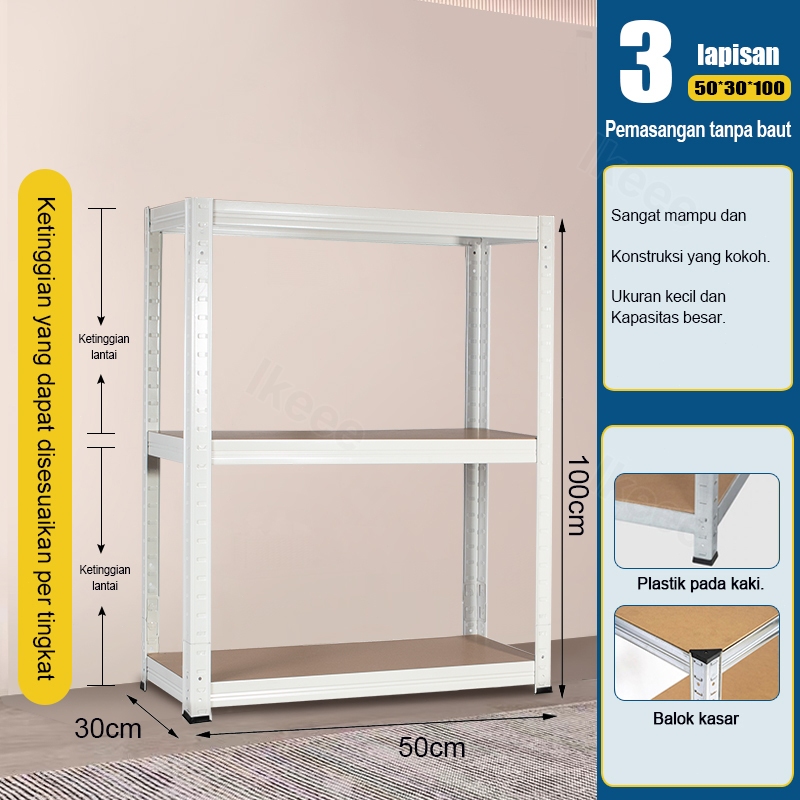 Jual Rak Susun Rak Besi Hollow Rak Dapur Aesthetic Siku 5/6 Susun Rak ...