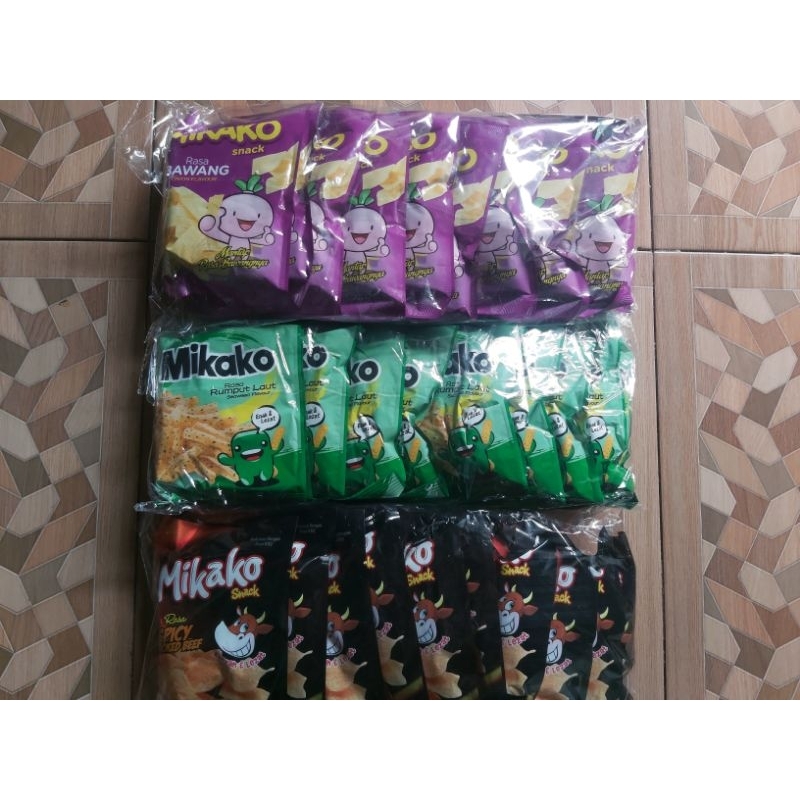 Jual [1 PACK] Mikako Snack Isi 10 Pcs x 18 g | Shopee Indonesia