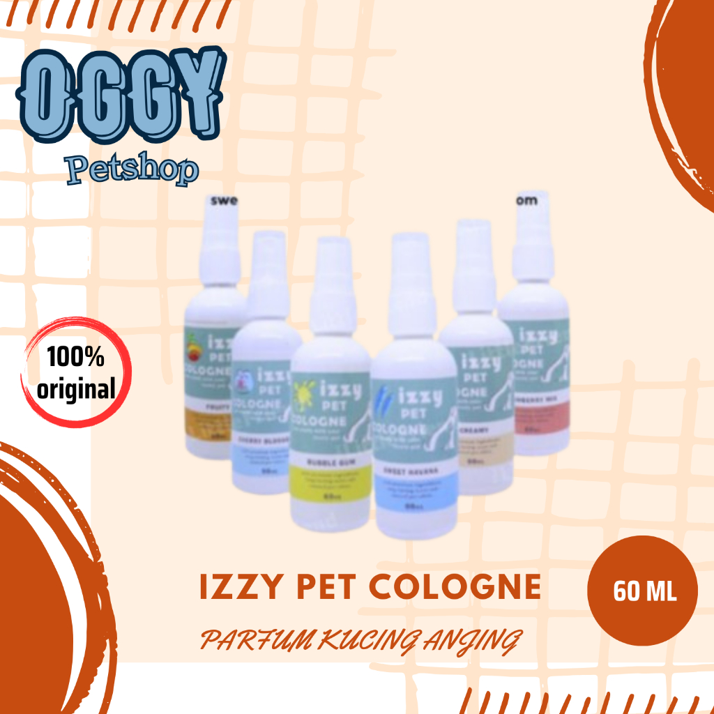 Jual IZZY Pet Cologne Parfume Kucing Tahan Lama 60 ml | Shopee Indonesia
