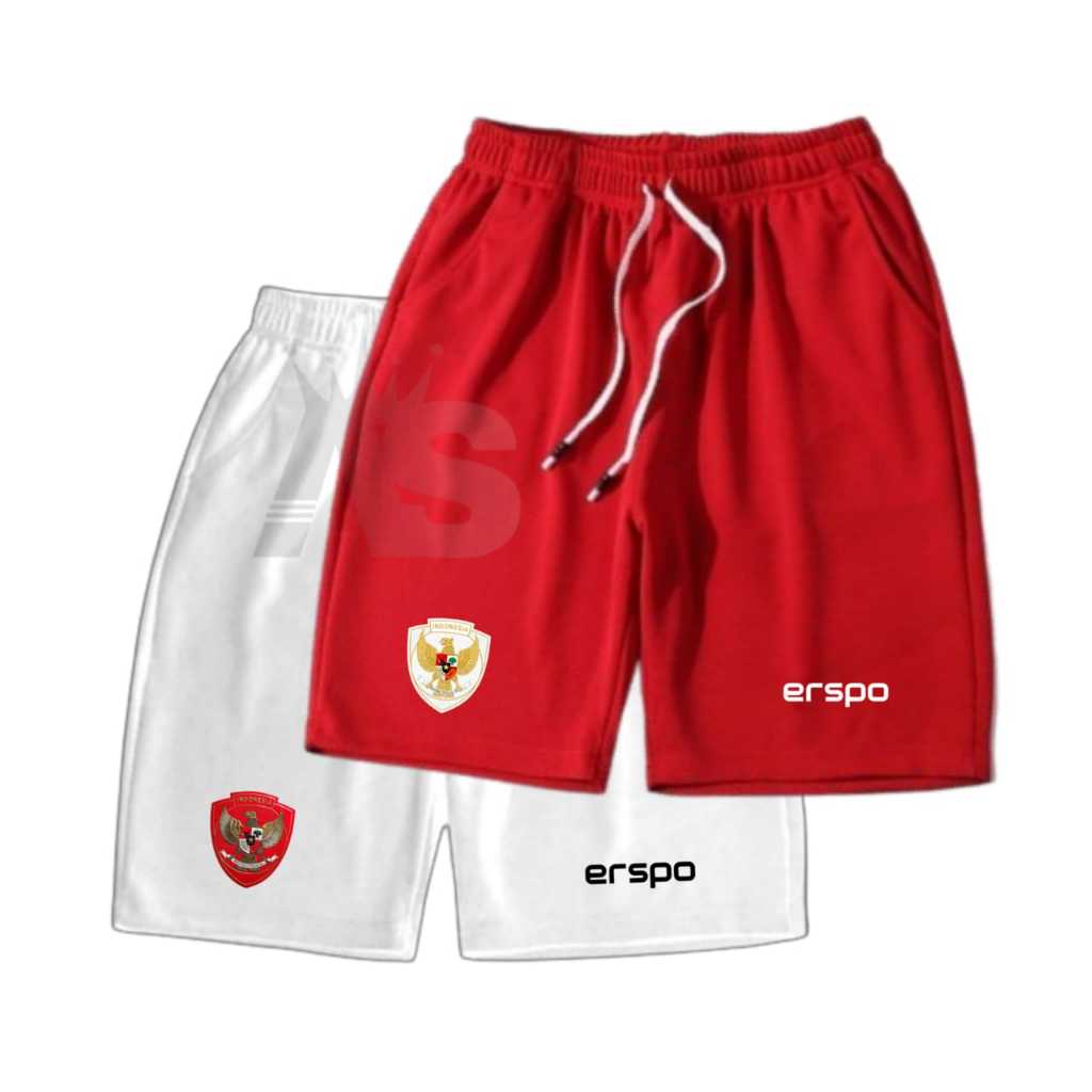 Jual PAKET 2 PCS CELANA TIMNAS INDONESIA MERAH PUTIH CELANA BOLA MURAH ...