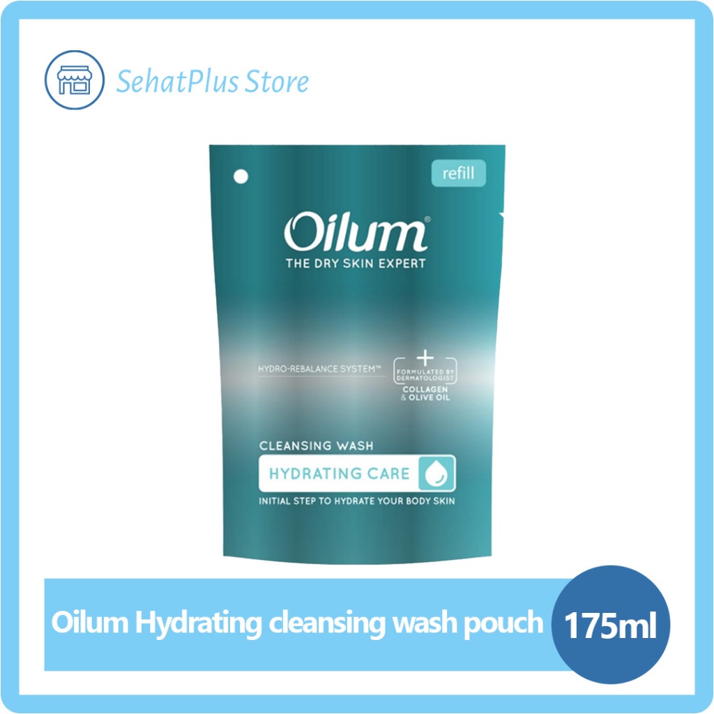 Jual Oilum Hydrating cleansing wash pouch 175ml | Shopee Indonesia