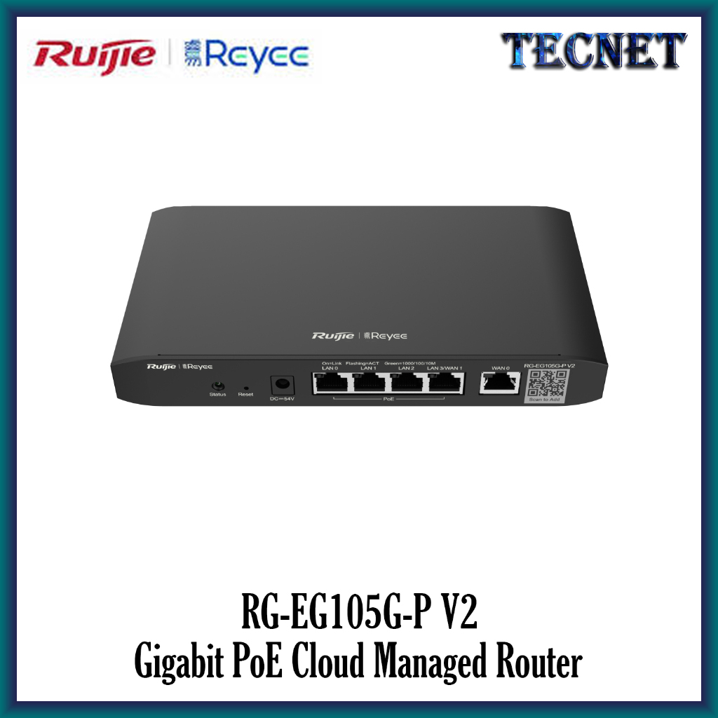 Jual Ruijie Reyee RG-EG105G-P V2 5-Port Gigabit PoE Cloud Managed Router | Shopee Indonesia