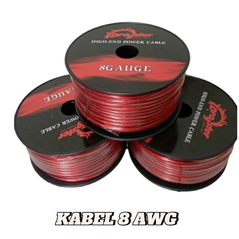 Jual KABEL POWER 8 AWG AUDIO MOBIL GROUND GROUNDING AKI JEMPER 1 METER ...