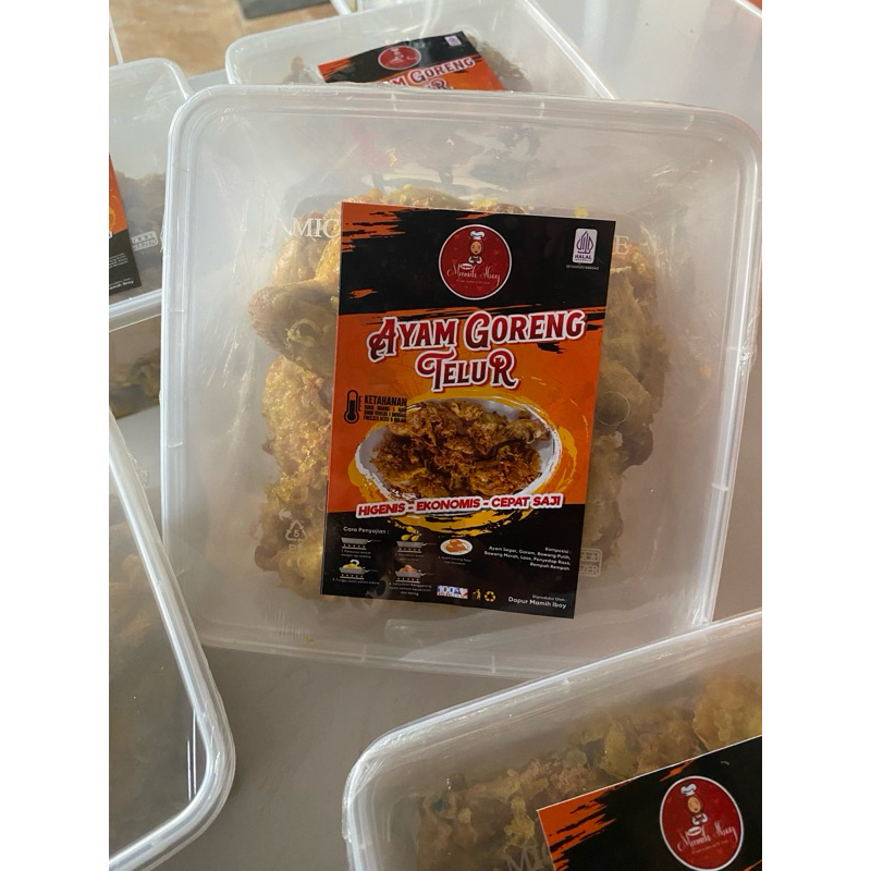Jual Ayam Goreng Telur Ala2 Begadang Resto Isi 8 Potong By Mamih Iboy ...