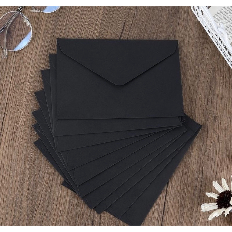 Jual AMPLOP HITAM ASTER BLACK A7 11 x 8 BLACK PAPER | Shopee Indonesia