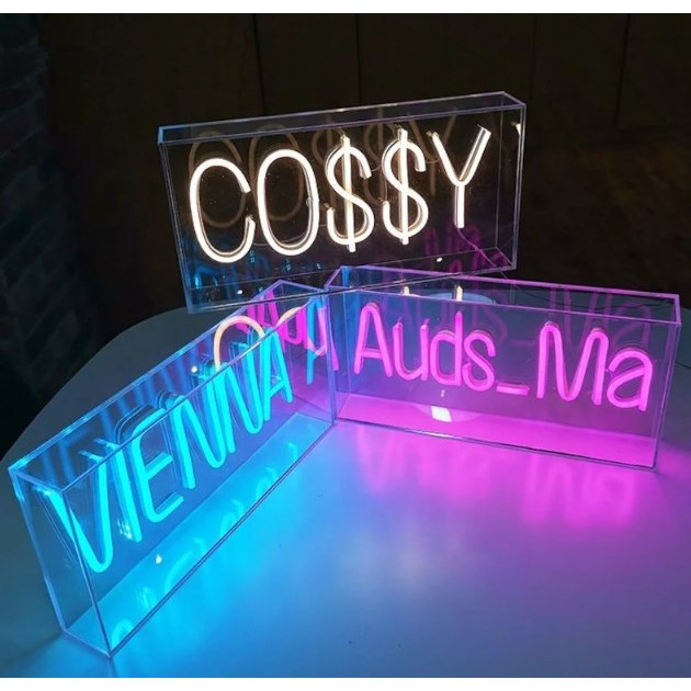 Jual Sign Board Neon Box Neon Flex Outdor Lampu Hias Custom | Shopee ...