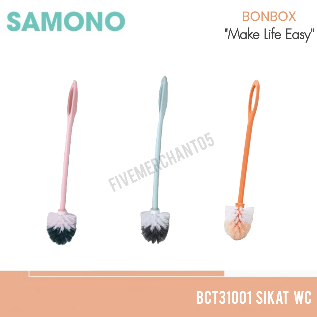 Jual Sikat WC Bonbox Samono BCT31001 Toilet Brush Orange Blue Pink ...