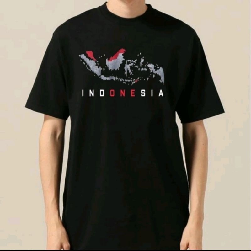 Jual KAOS PETA INDONESIA SIMPEL DEPAN | Shopee Indonesia