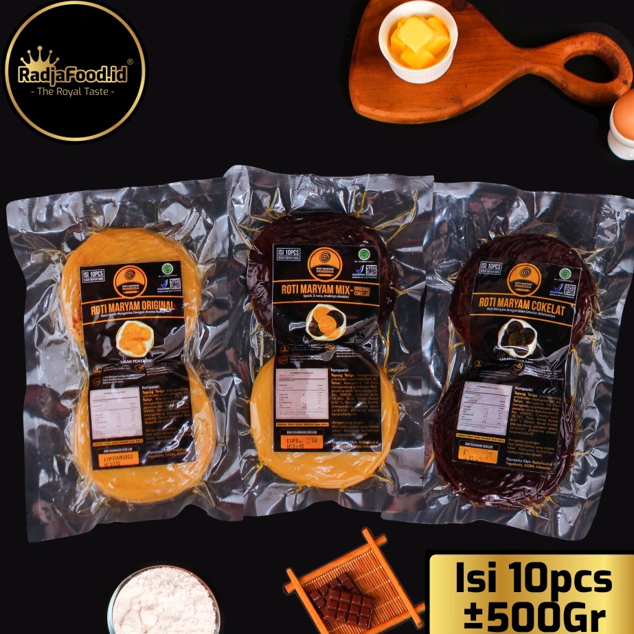 Jual Harga Max ISI 1pcs Roti Maryam Pandega Cane Canai Original Coklat ...