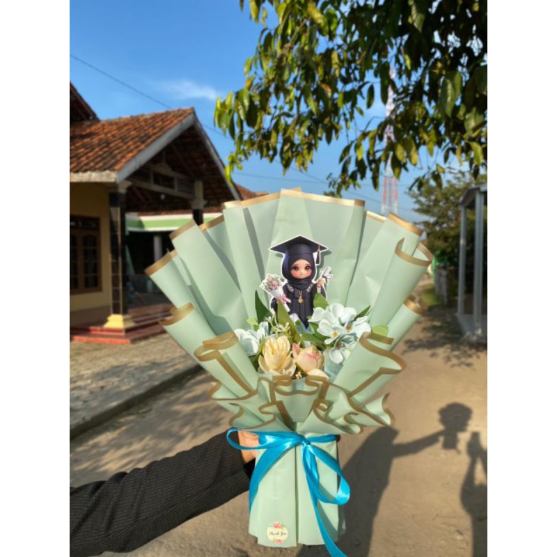 Jual Buket bunga topper wisuda | Shopee Indonesia