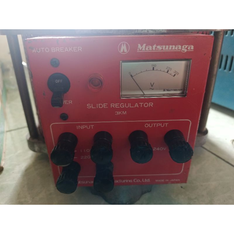 Jual slide regulator Matsunaga 3kva made in japan | Shopee Indonesia