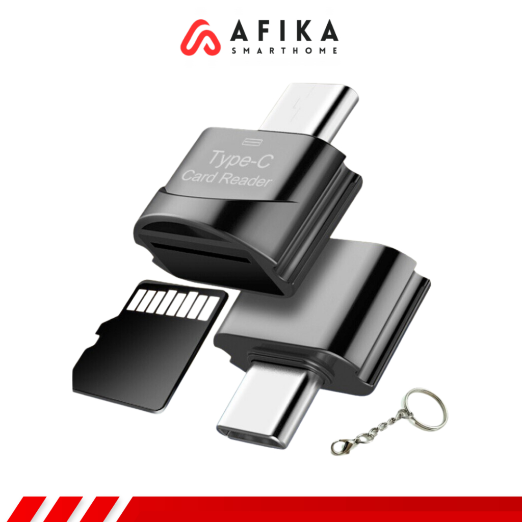 Jual Card Reader Type C OTG MicroSD Card Reader Mini | Shopee Indonesia