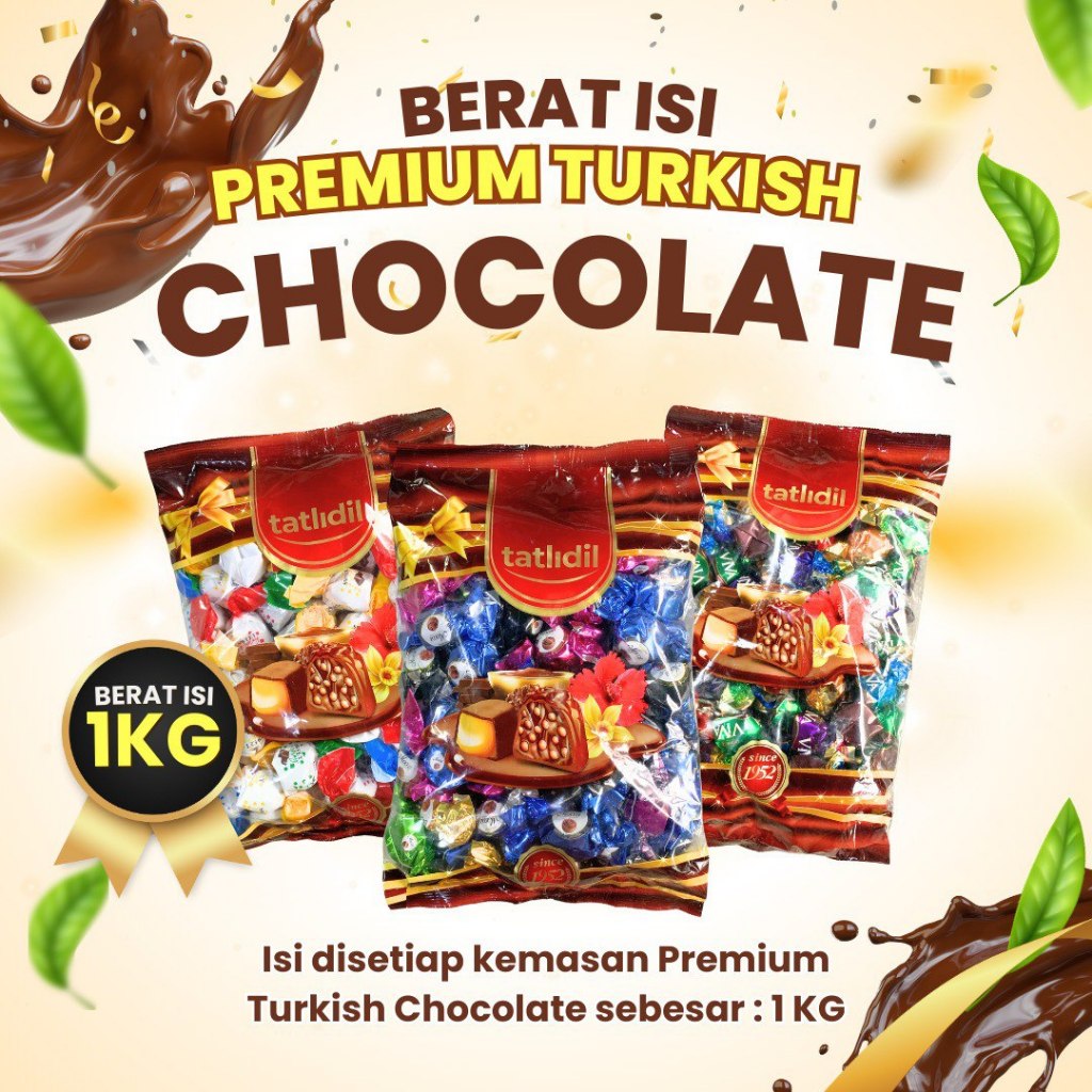 Jual Premium Turkish Chocolate | Coklat Premium Turki Kemasan 1kg ...