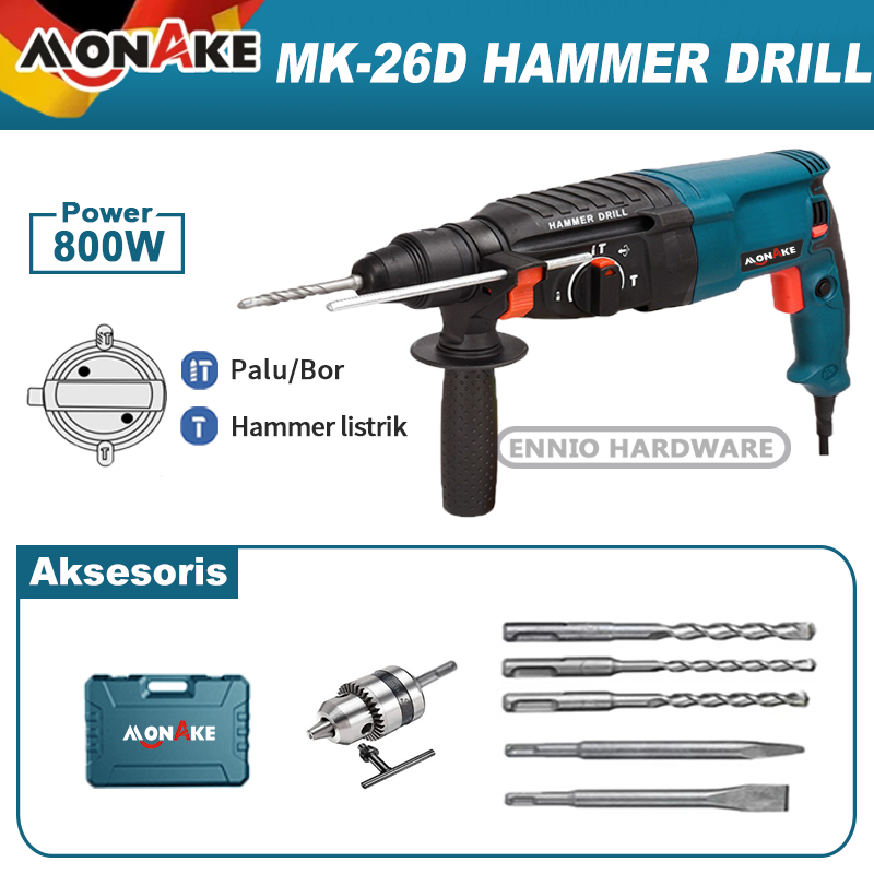Jual Mesin bobok beton APR /YUKIDO JAPAN TYPE A40 Jack hammer drill aspal batu tembok | Shopee ...