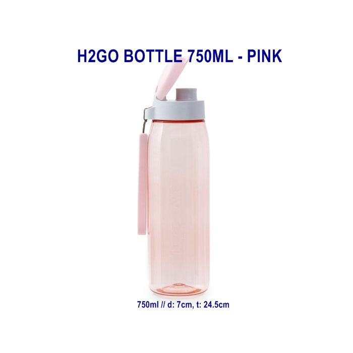 Jual H2GO BOTTLE 750ML BLACK/BLUE/PINK | Shopee Indonesia