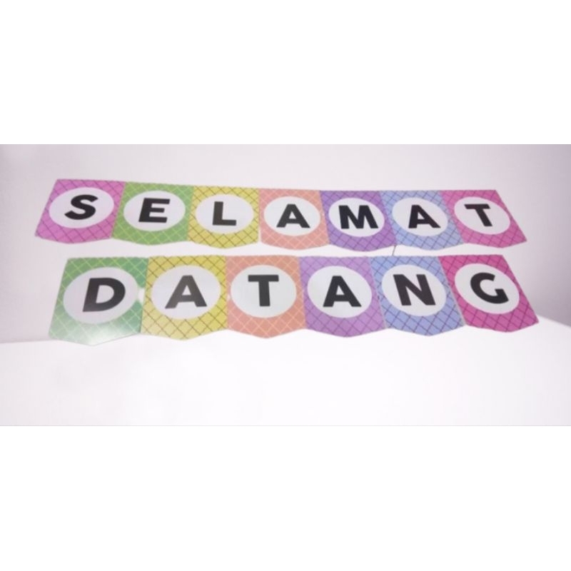 Jual Banner Kertas SELAMAT DATANG /Flag SELAMAT DATANG | Shopee Indonesia