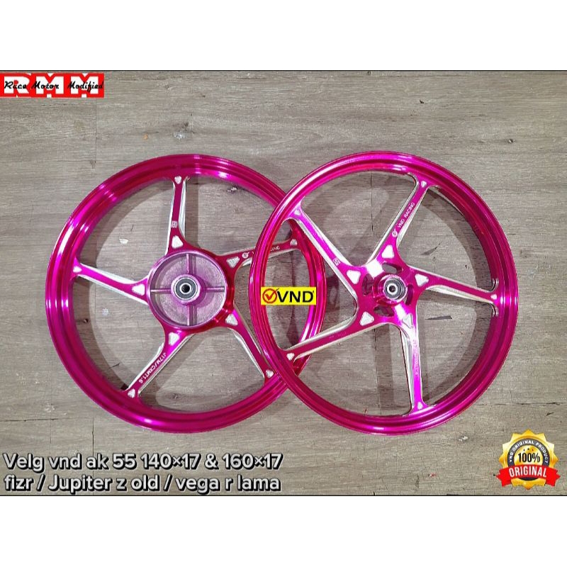 Jual velg vnd ak 55 1.40x17&1.60x17Jupiter z old//vega r lama /fizr ...
