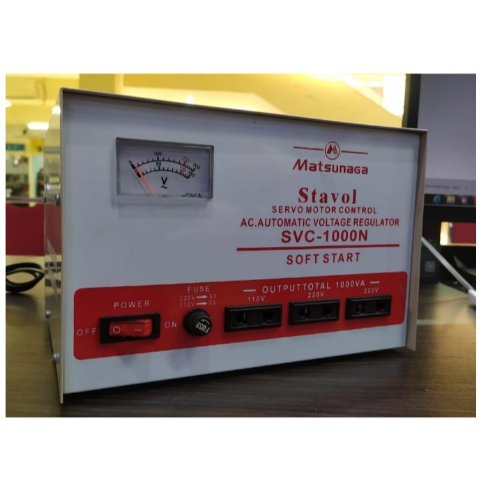 Jual Stabilizer Matsunaga 1000 watt - stavol svc-1000n - matsunaga 1000va | Shopee Indonesia
