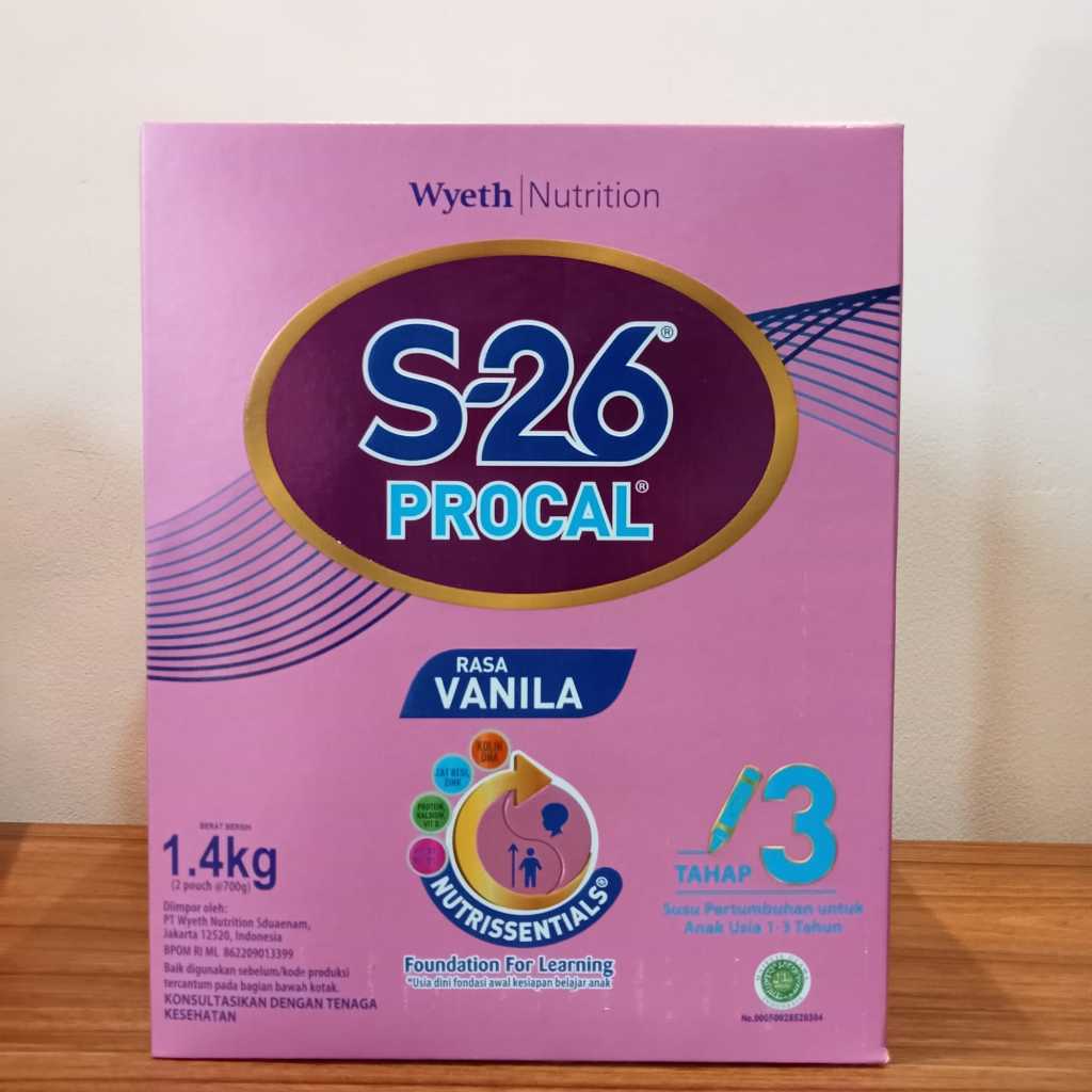 Jual S26 PROCAL REGULER 1400 GR TAHAP 3 POUCH | Shopee Indonesia
