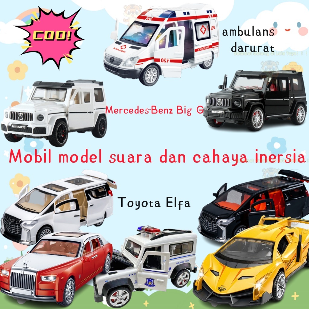 Jual Lele Toys 1:50 Dapat Membuka Pintu Lampu Mobil Rolls-Royce ...