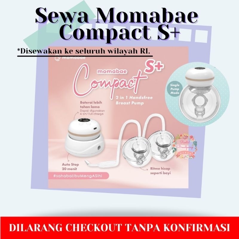 Jual Sewa Momabae Compact S+ Breast Pump / Rental Pompa Asi Elektrik ...