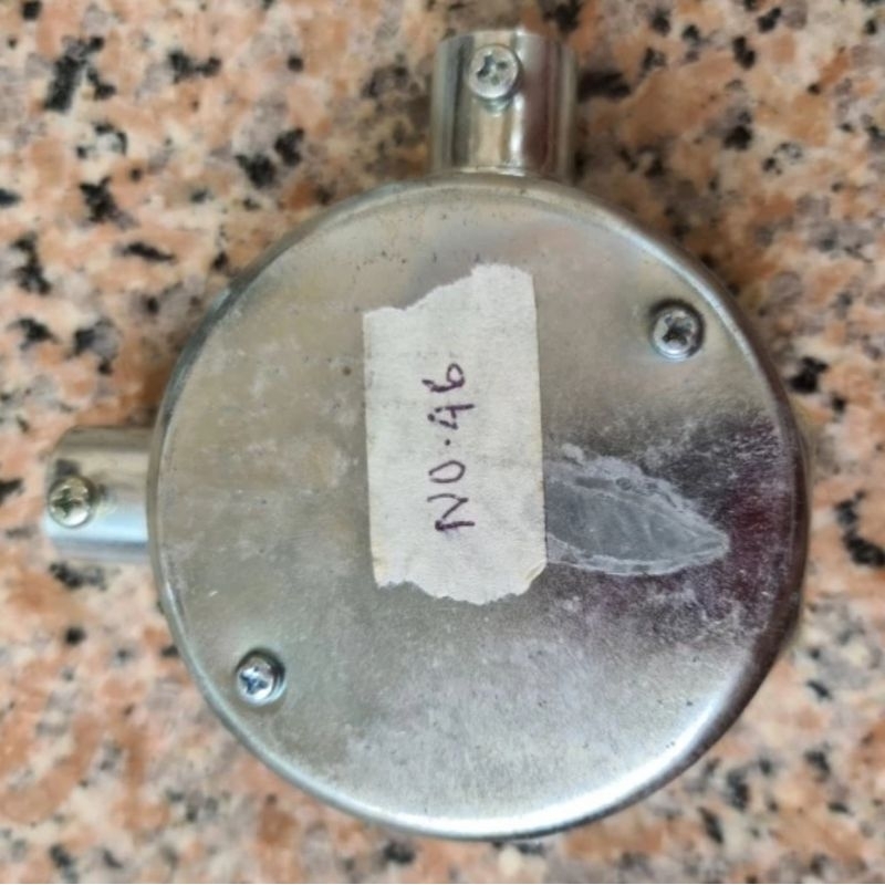 Jual Conduit Tdus T Dus Galvanis Besi E19 Cabang 2 L Siku Round Box ...