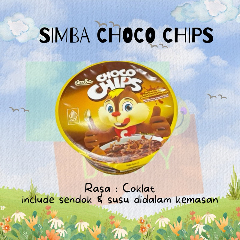 Jual Simba Choco Chips Sereal Coklat 2 in 1 Sarapan Pagi Halal Sarapan ...