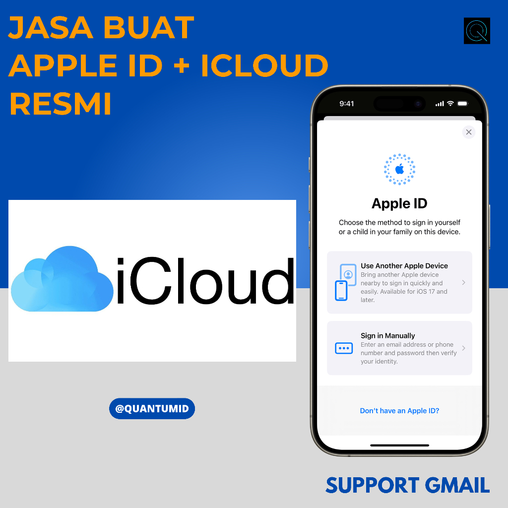 Jual Jasa Pembuatan Akun Apple ID & iCloud Resmi | Shopee Indonesia