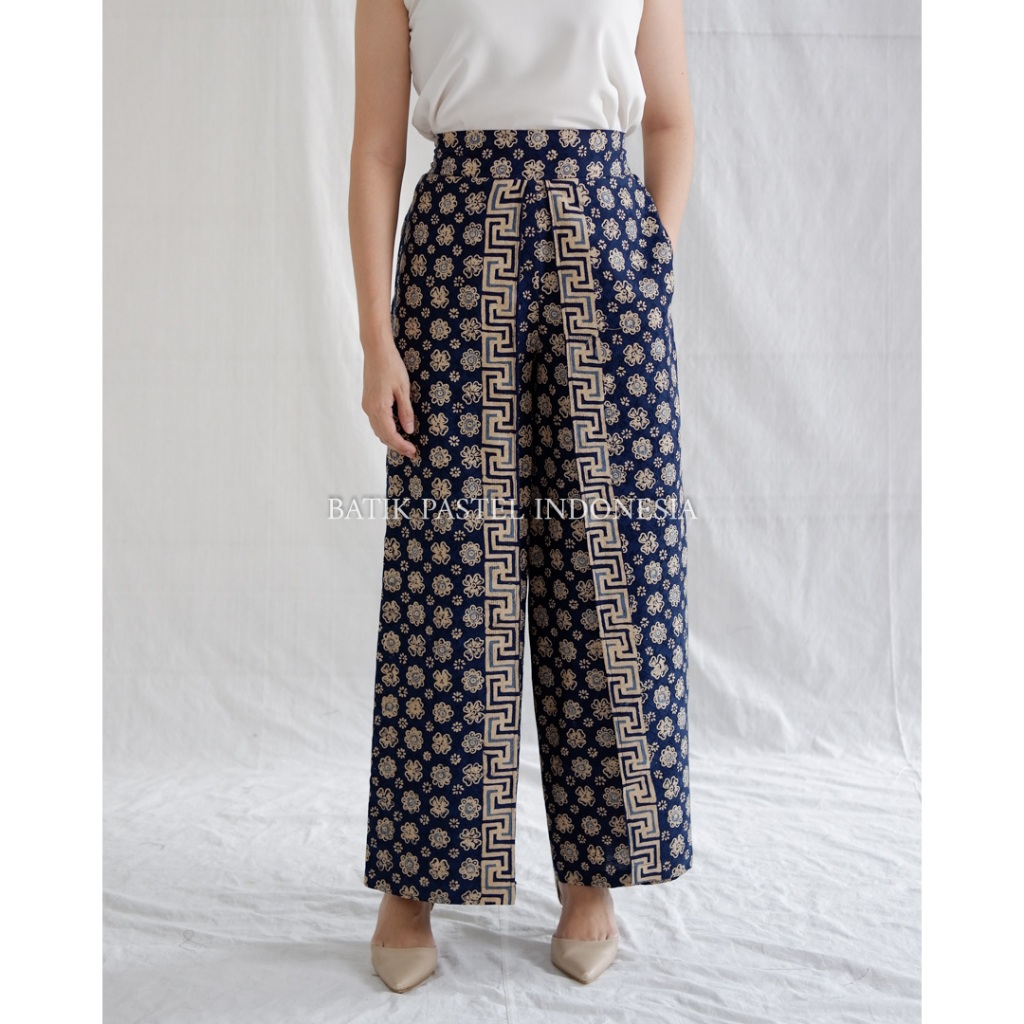 Jual Celana / Kulot Batik Cap Bahan Katun atau Tenun - Batik Pastel ...