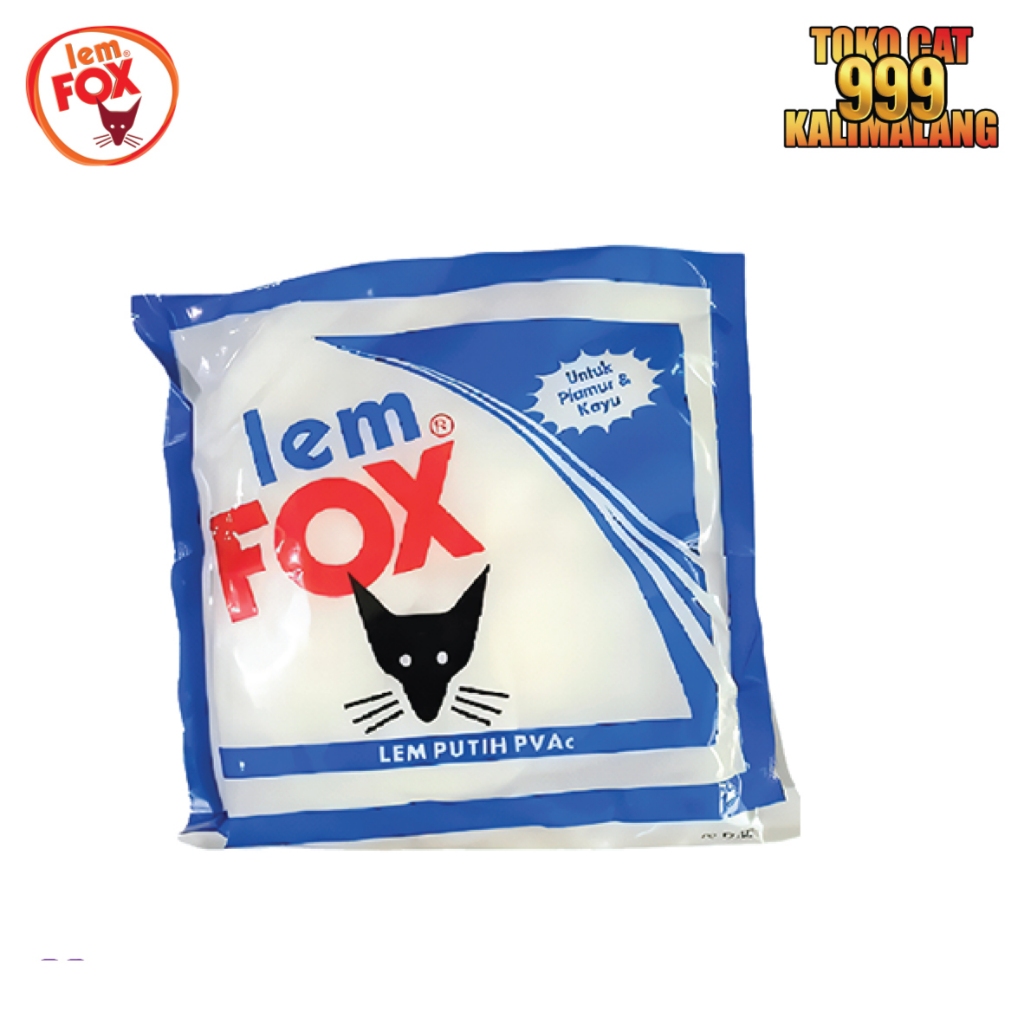 Jual Lem kayu Fox Bungkus Biru 600 Gram / Lem Fox Putih 600Gr Bungkus ...