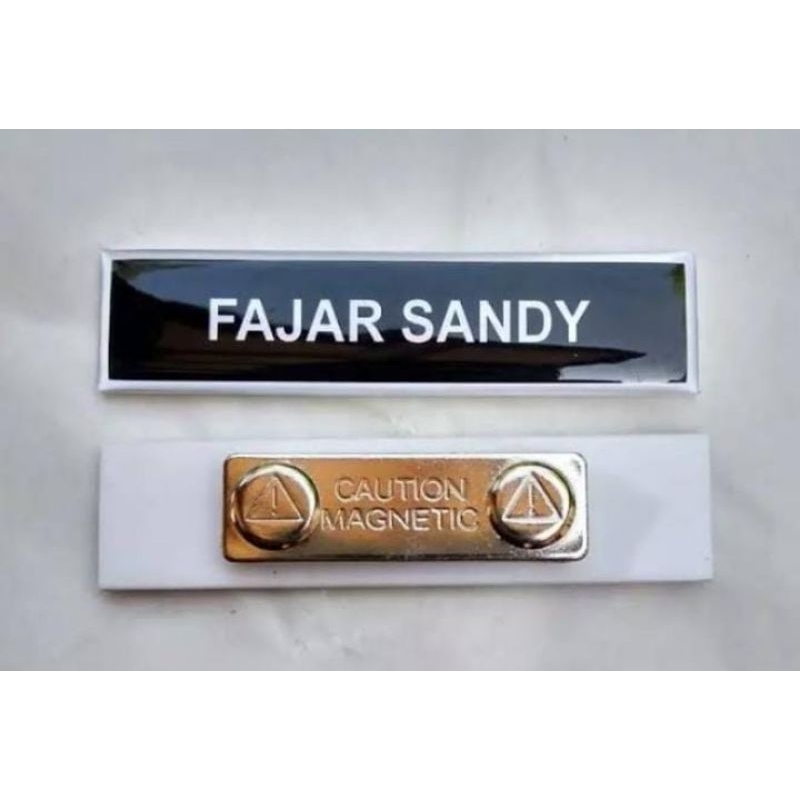 Jual Name Tag Gravo Resin (Papan Nama PNS) Sehari Jadi | Shopee Indonesia