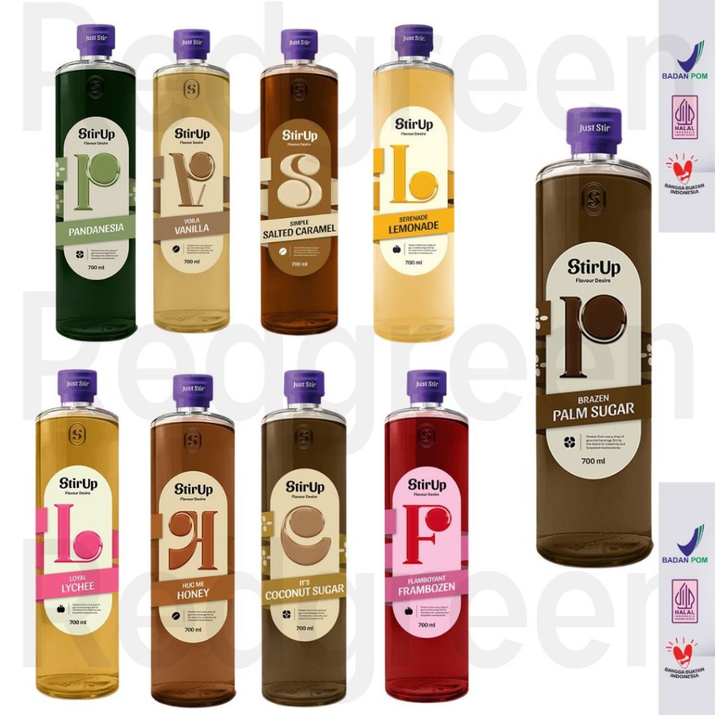Jual sirup stirup aneka rasa syrup stir up rasa 800ml botol stir up ...