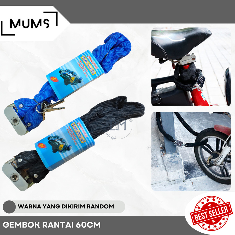Jual BerkM - gembok rantai motor Ats 60cm | Shopee Indonesia
