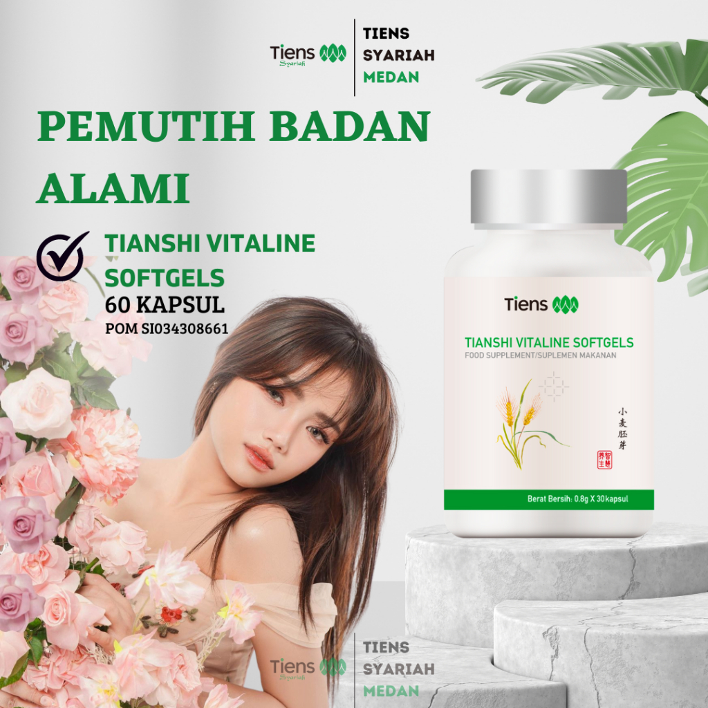 Jual Tiens - Tianshi Vitaline Softgels Pemutih Badan & Menyehatkan ...
