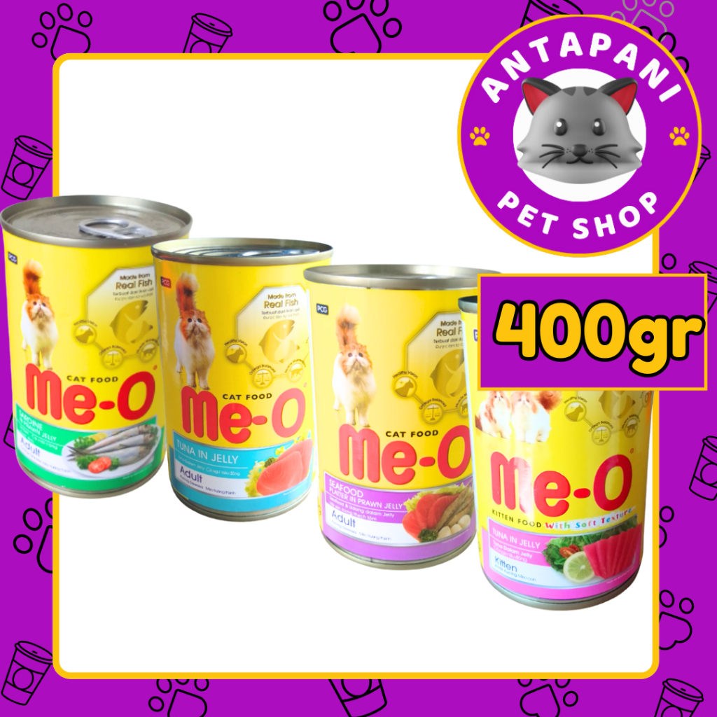 Jual MEO Kaleng 400gr Makanan Basah Kucing MEO | Shopee Indonesia