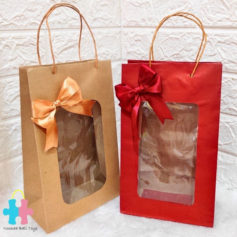 Jual Paper Bag Mika 25x8x15 cm Goodie Bag Untuk Souvenir Ulang Tahun ...