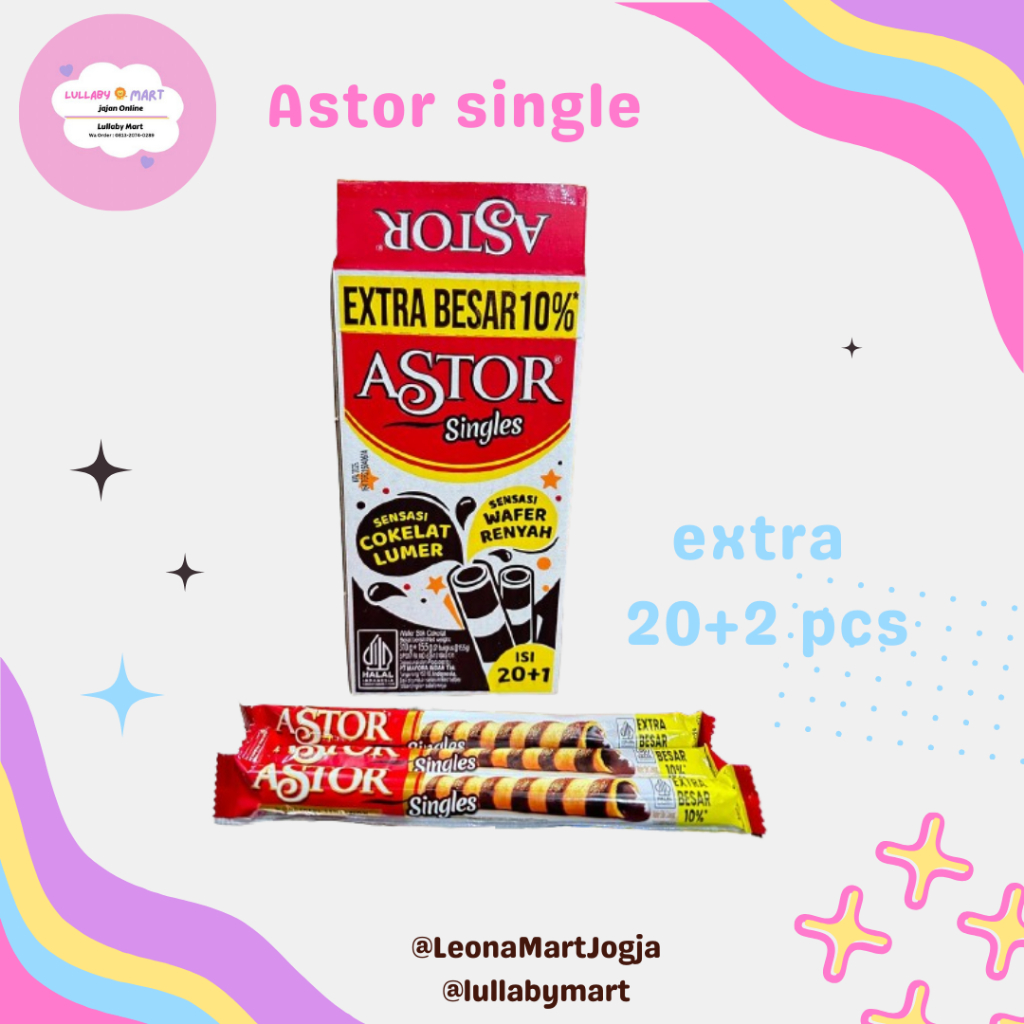 Jual Astor single EXTRA 10% 20+2PCS | Shopee Indonesia
