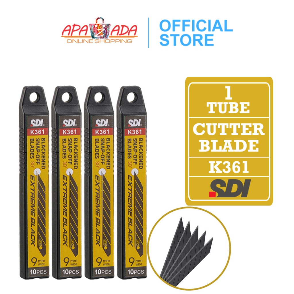 Jual Apazada - Isi Ulang Cutter 30 Derajat Sangat Tajam / Extreme Black ...