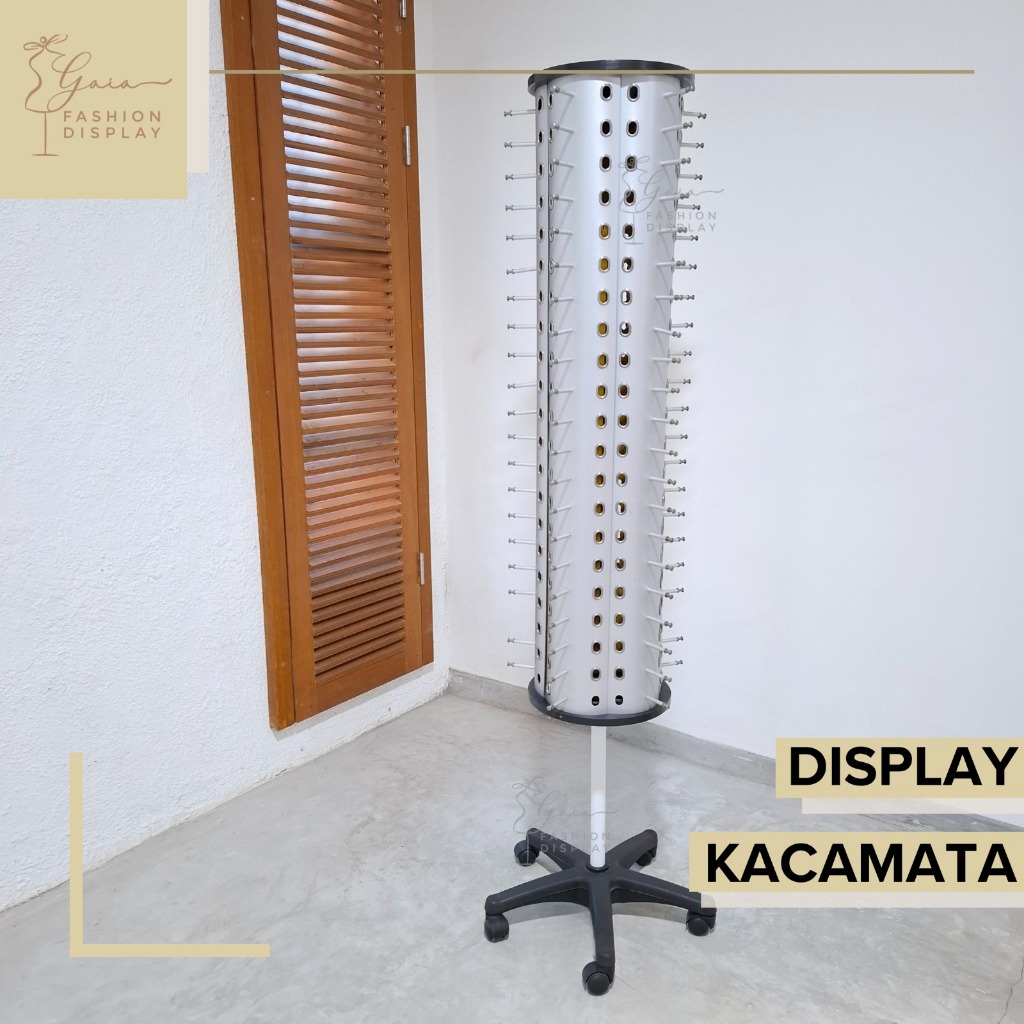 Jual Display Rak Kacamata Putar Display Stand Pajangan Kacamata ...