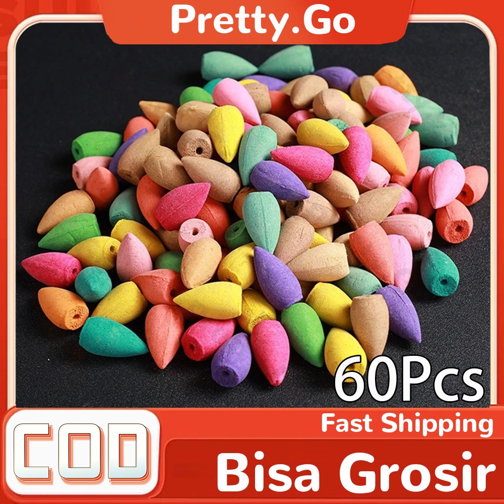 Jual Dupa Peluru Asap Turun Kebawah Smoke Flow isi 60~120 pcs 7 Aroma ...