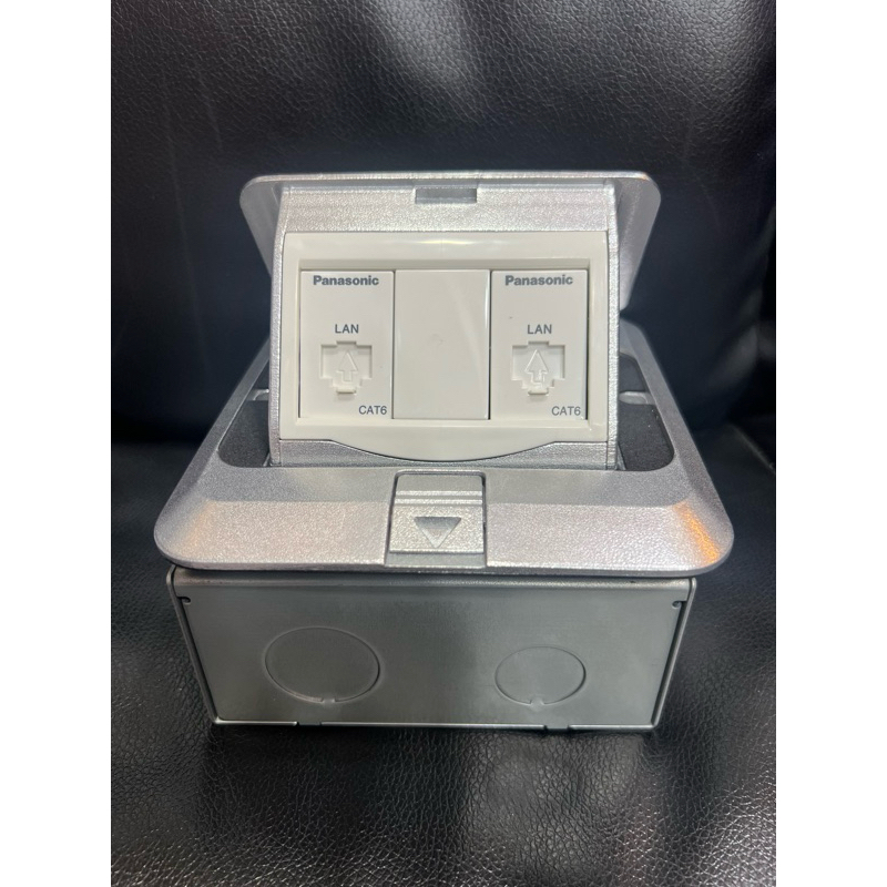 Jual stop kontak lantai panasonic data cat6 cat 6 WEJ24886 + blank ...