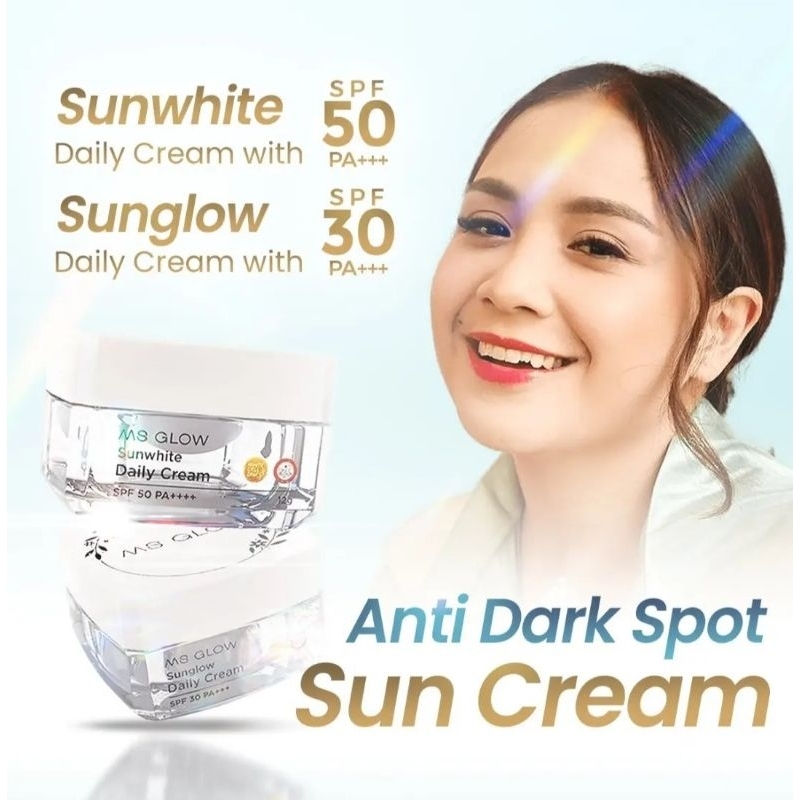 Jual Sunwhite SPF 50 Pa+++ dan Sunglow SPF 30 Pa+++ 100% Original | Shopee Indonesia