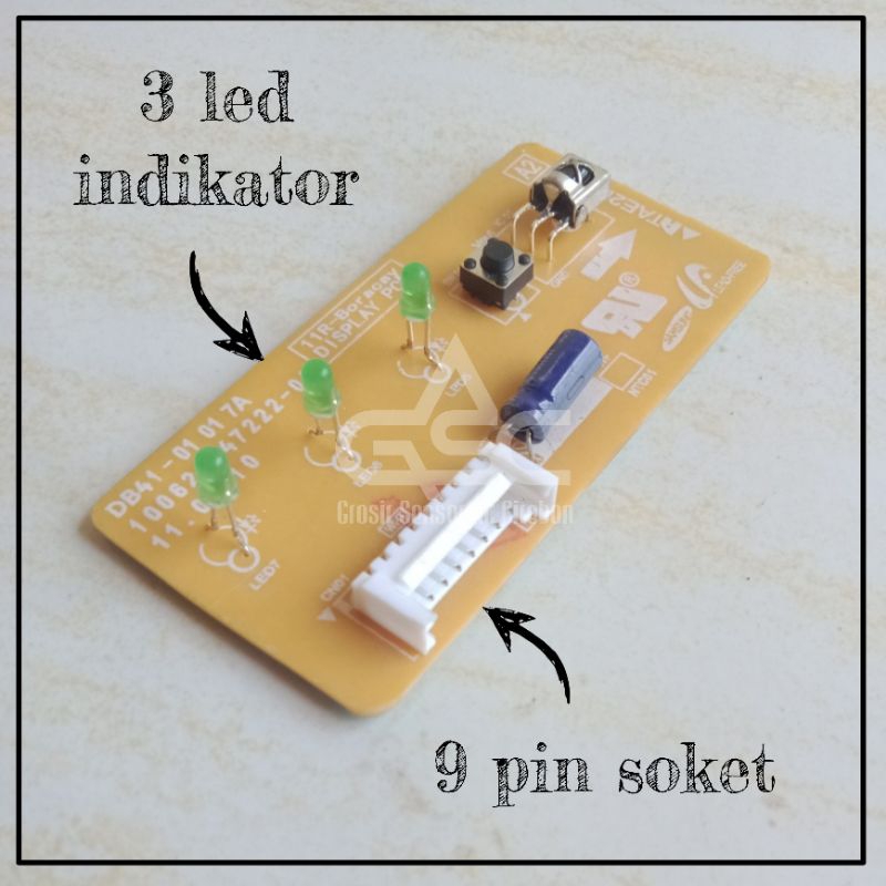 Jual Sensor Ac Samsung List Biru | Sensor Ac Samsung Tuln 9 pin soket ...