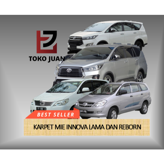 Jual Karpet mie innova dan reborn full set model karpet mobil innova ...