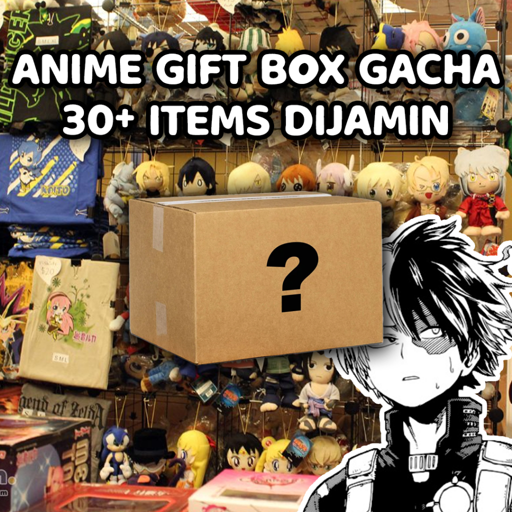 Jual GACHA ANIME RANDOM GIFT BOX ANIME KADO TERMURAH! Largest Box = 35 ...