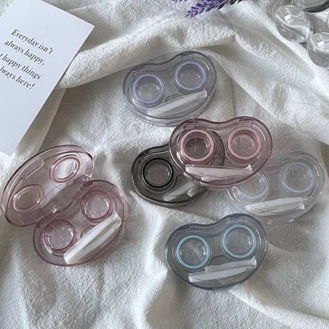 Jual Kotak Softlens TRANSPARAN LOVE / Tempat Softlens / Case Softlens ...