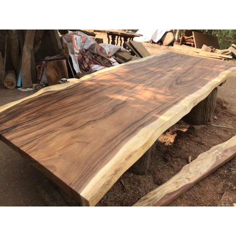 Jual Papan Kayu Trembesi Finishing Kayu Suar Top Table Kayu Trembesi ...
